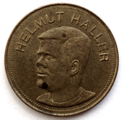 SHELL TRAUM-ELF 1969 HELMUT HALLER Token 26mm 5g Brass Plated Steel KK8 ...