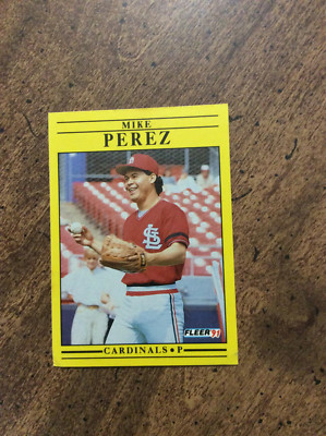 1991 Fleer #643 Mike Perez, Cardinals rookie card nm ib | eBay