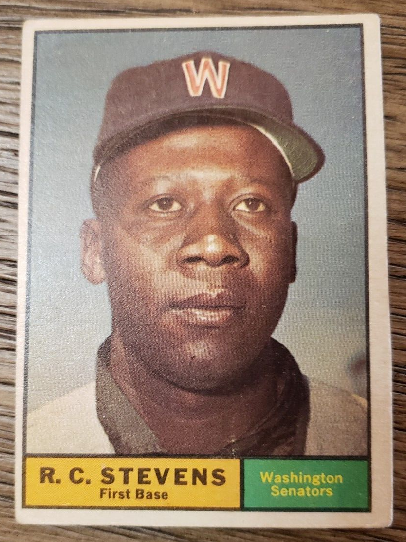 1961 Topps #526 - R. C. Stevens - Washington Senators - Vintage ...
