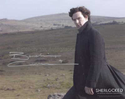 BENEDICT CUMBERBATCH as Sherlock Holmes - Sherlock GENUINE SIGNED ...