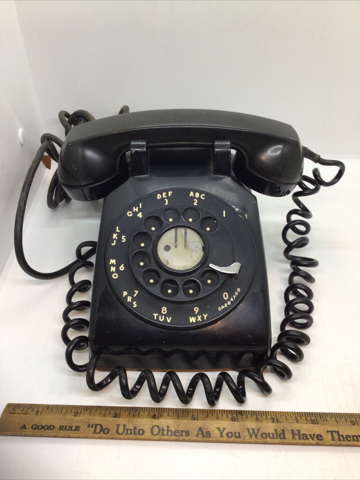 Western Electric Bell System - Vintage Black Rotary Telephone C/D 500 ...