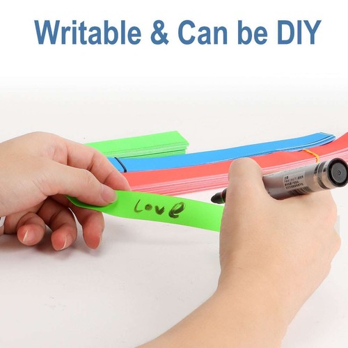 100Pcs Waterproof Hand Bands Neon Wrist Bands for Events Concert ...