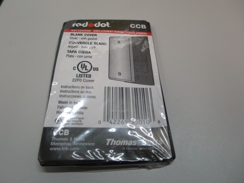 Wet Location Single Gang Blank Red Dot CCB | eBay