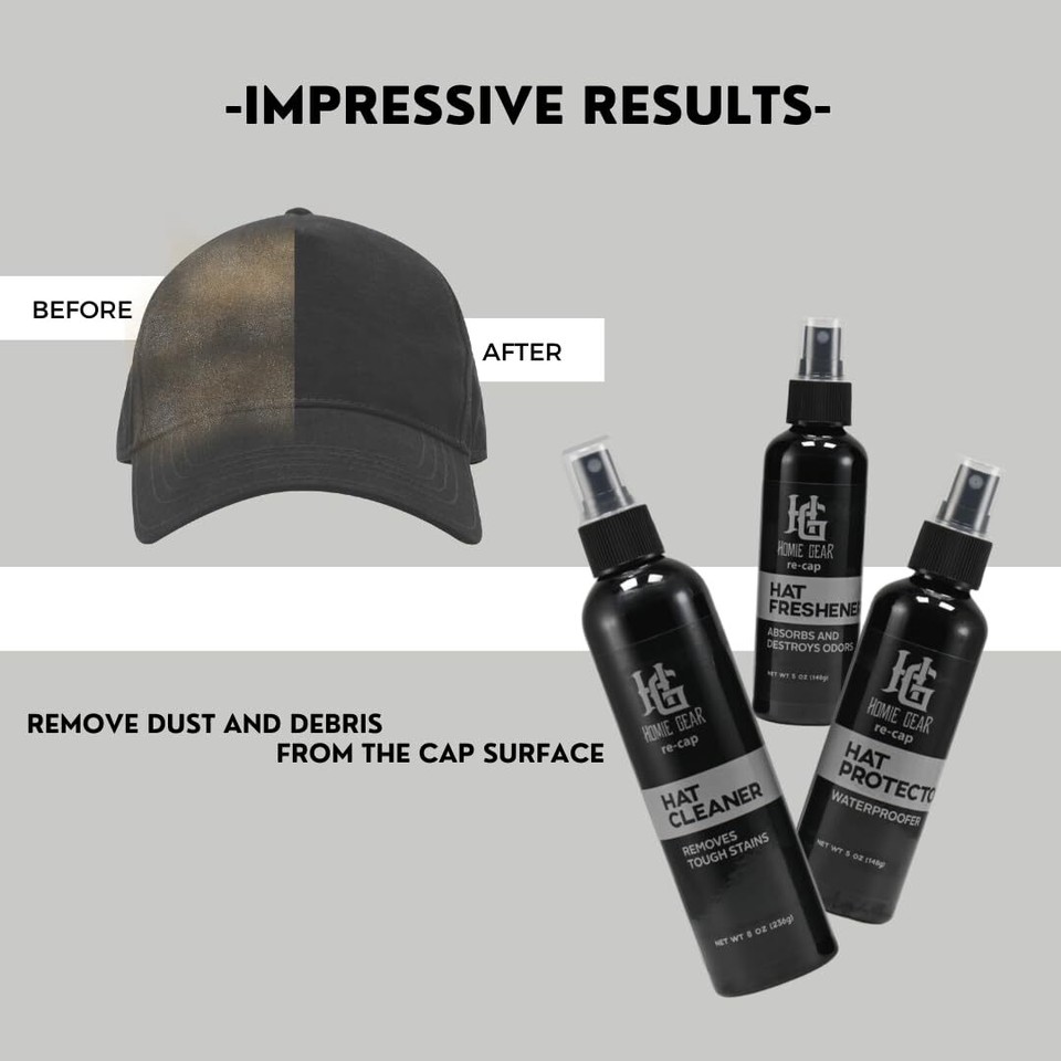 Homiegear Re Cap Cleaning Kit - Hat Care for New Era Cap for Cleaning ...