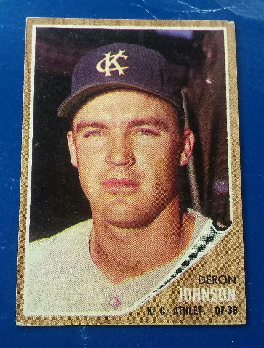 1962 Topps Deron Johnson Kansas City Athletics #82 | eBay