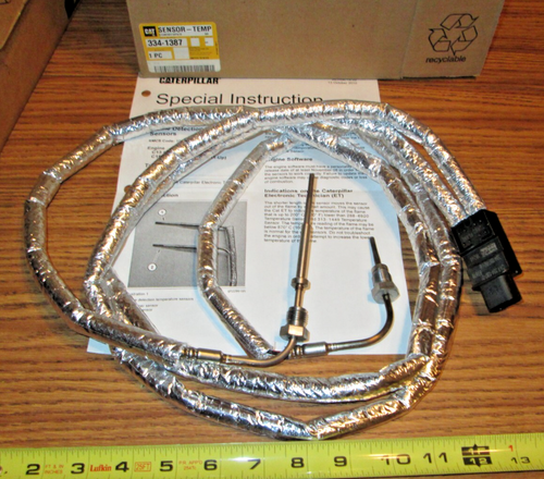 OEM CAT 334-1387 EXHAUST TEMP SENSOR CATERPILLAR ~ 4 PIN, C13, C15 | eBay