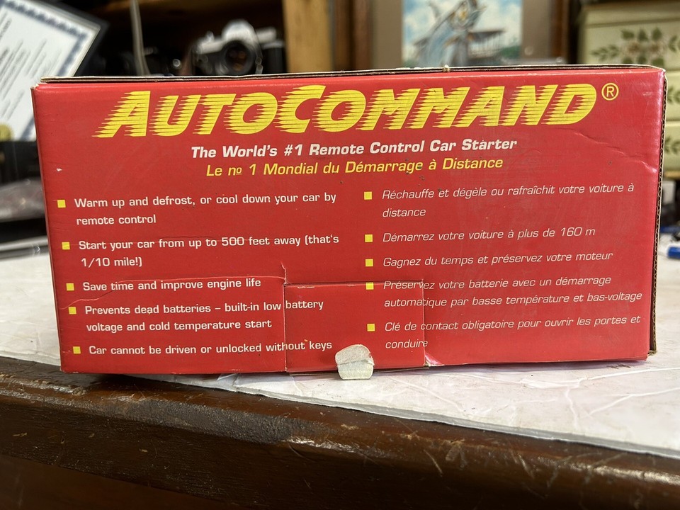 Remote Start Design Tech Auto Command Remote Control Car Starter New In ...