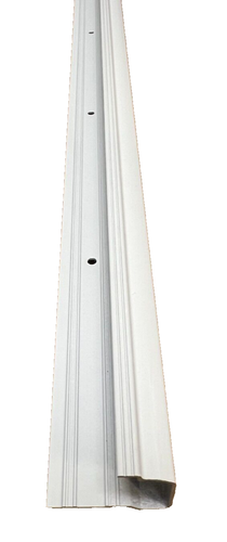 92" White Aluminum Gutter Drip Rail Trim Molding 1 1/2" x 1 1/8" Forest ...