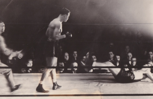1936 Press Photo Heavyweight Boxer Joe Louis TKO's Eddie Simms in Cleveland | eBay