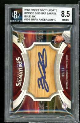 Brian Anderson Rookie 2006 Sweet Spot Update Rookei Sigs Blue Ink #108 ...