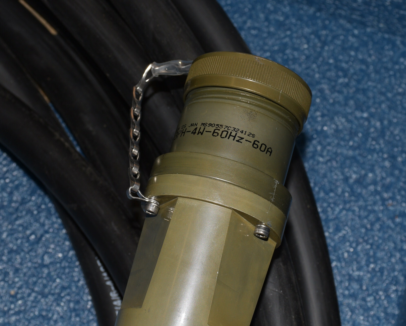 95 FOOT 60 AMP 120/208 3-PH MILITARY GENERATOR POWER EXTENSION CABLE ...