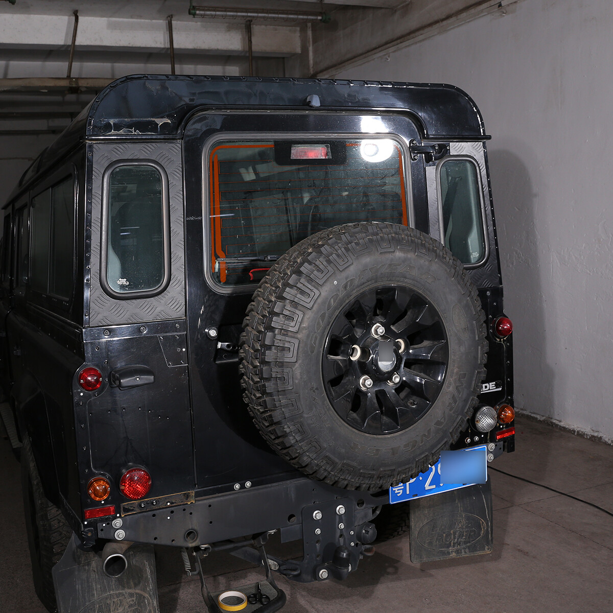 Cadre décoratif de protection fenêtre latérale hayon en alliage pour ...