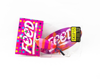 Feed Lures Skip 15 Hand Made Wood Frog Floating Lure 15 grams 81 (2081 ...