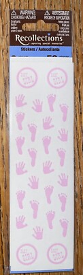 Recollections BABY Girl Pink HAND FOOT PRINTS MOMMY DADDY GIRL ...
