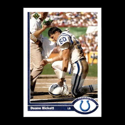 Duane Bickett 1991 Upper Deck Indianapolis Colts #177 R324I 59 | eBay