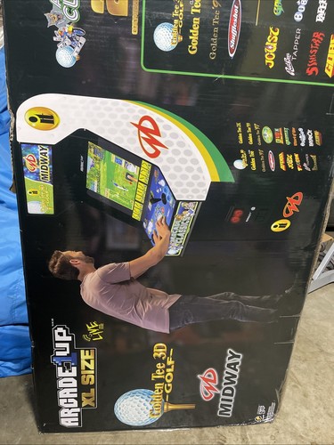 Arcade1Up Golden Tee 3D Midway Legacy XL 20 Games Rampage Defender ...