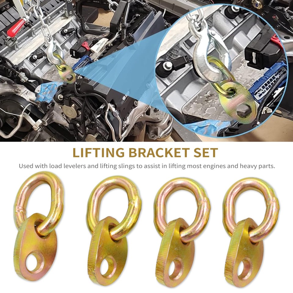 Lifting Bracket Set 4 PCS 5500lbs Engine Support Bar Works With Lifting ...