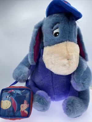 DISNEY EEYORE BACK TO SCHOOL PLUSH PLUSHIE DOLL FROM WINNIE THE POOH 12 ...
