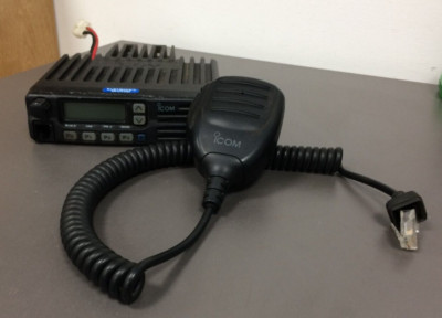 ICOM Mobile IC-F121, VHF, 50W, 128 CH, ICOM HM-152, MIC, Programmed, NO ...