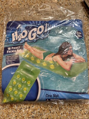 H2O Go Bestway 18 Pocket French Mat Pool Float New | eBay