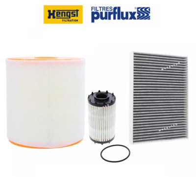 Air Filter Oil Filter Cabin Filter Kit 3pcs OEM for Audi A6 allroad ...