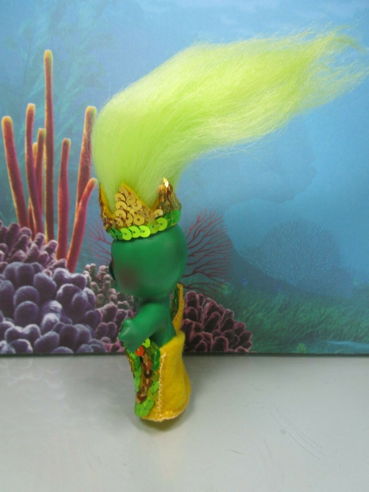 VINTAGE 1964 MERMAID - 3" L.KHEM MOON GOON TROLL DOLL -New Hair ...