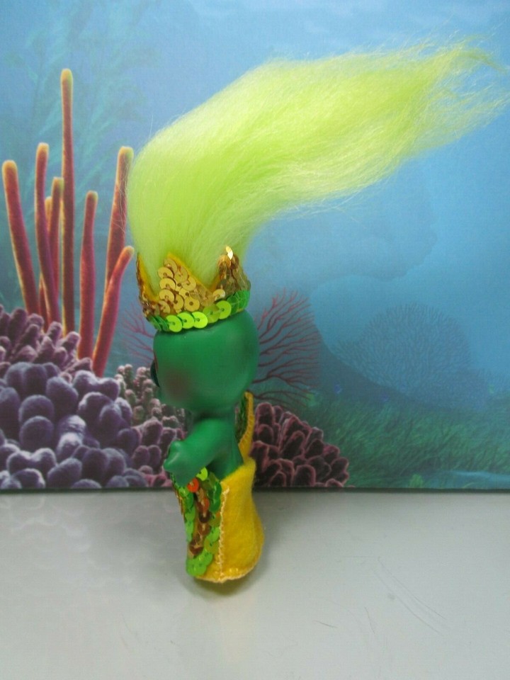 VINTAGE 1964 MERMAID - 3" L.KHEM MOON GOON TROLL DOLL -New Hair ...