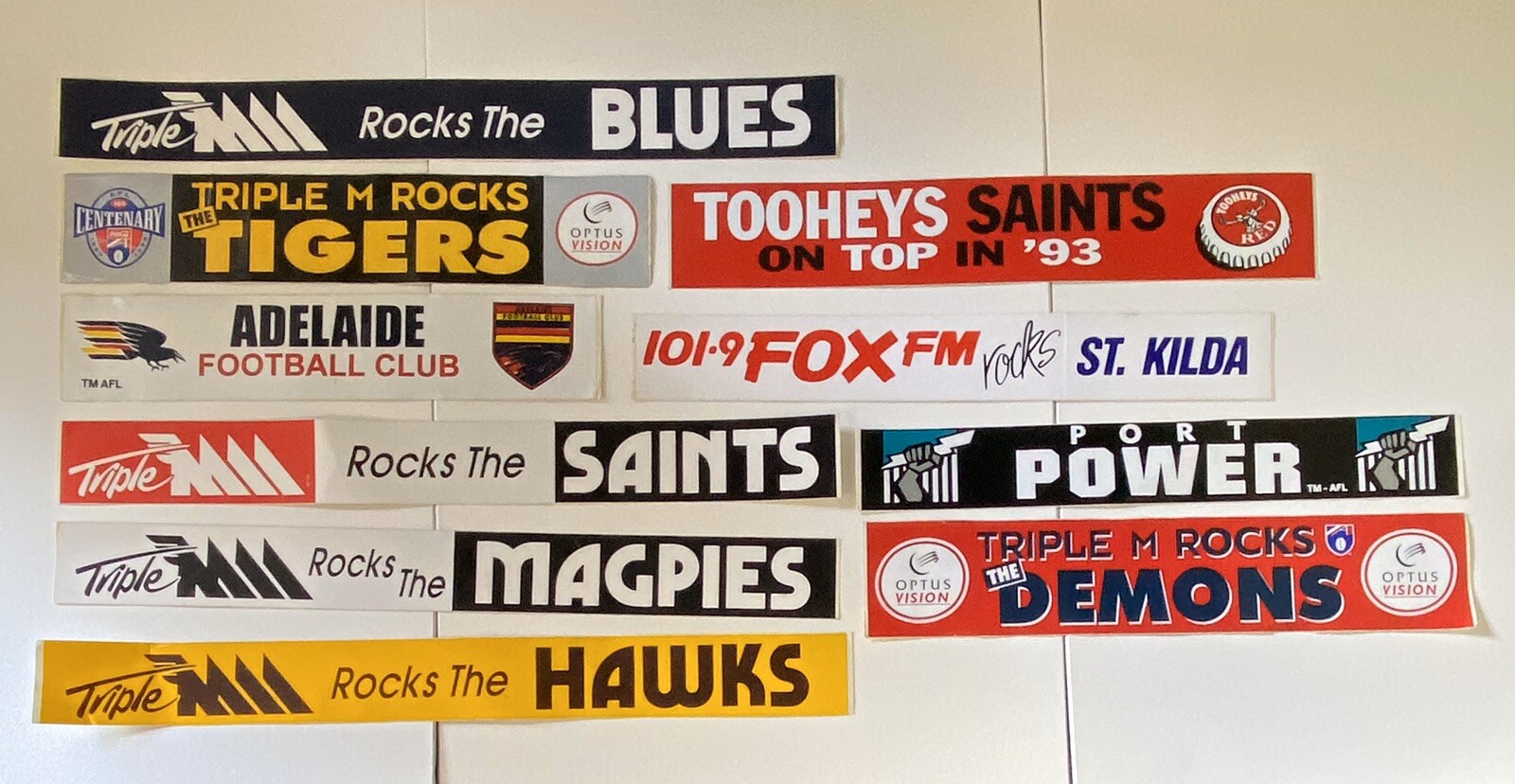 RARE ORIGINAL TRIPLE M ROCKS THE DEMONS STICKER VFL AFL 1980’S/90’S ...