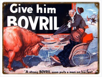 Vintage Style Metal Sign Give Him Bovril 9x12 | eBay