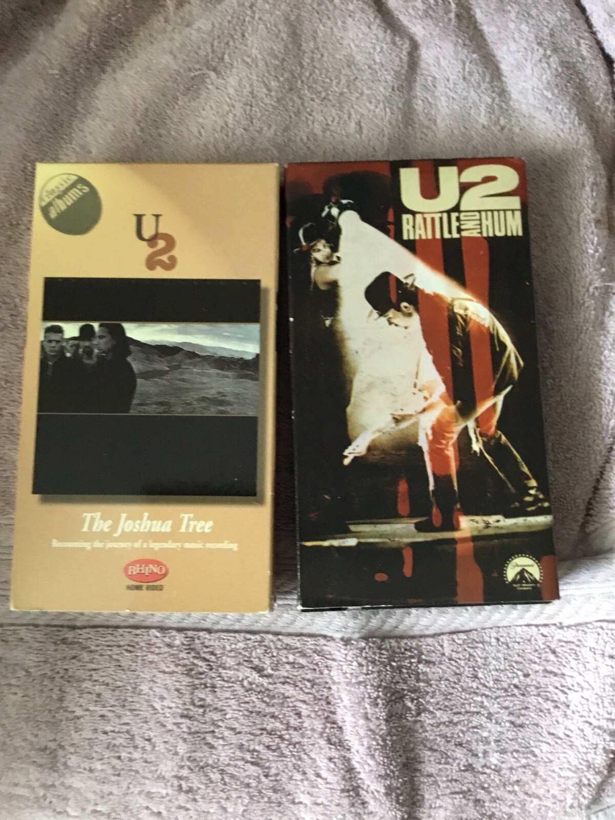 U2 VHS Lot The Unforgettable Fire Collection, Live At Red Rocks, Rattle ...
