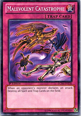 Malevolent Catastrophe LCJW-EN136 Yu-Gi-Oh! Light Play 1st Edition | eBay