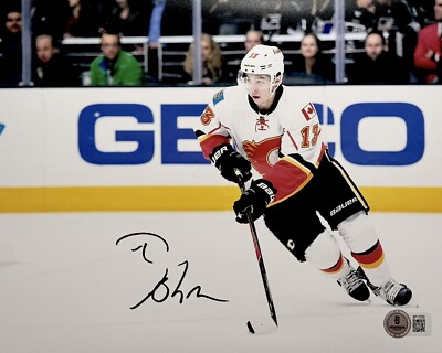 Johnny Gaudreau Signed Autographed Calgary Flames 8x10 Photo Beckett ...