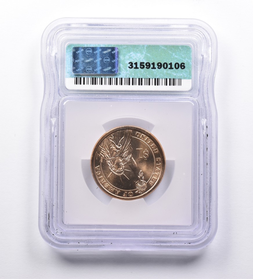 Mint Error MS65 2007 George Washington Dollar Missing Edge Lettering ICG *9637 | eBay