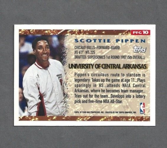 Scottie Pippen HOF Chicago Bulls 1995 Topps #PFG-10 | eBay