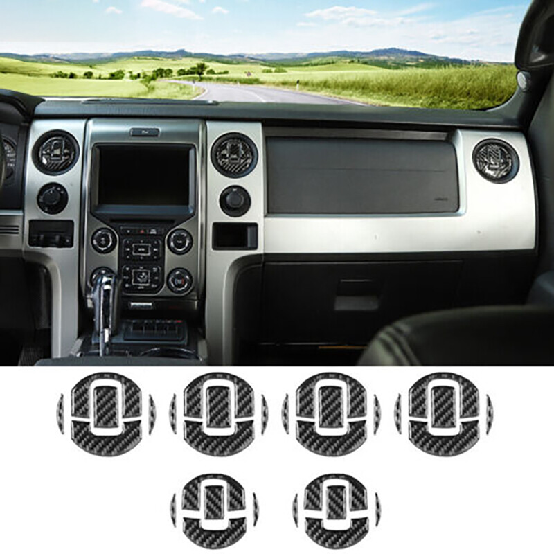 6x Air Vent Cover Sticker Decal Overlay Trim Emblem for Ford F150 2009 ...