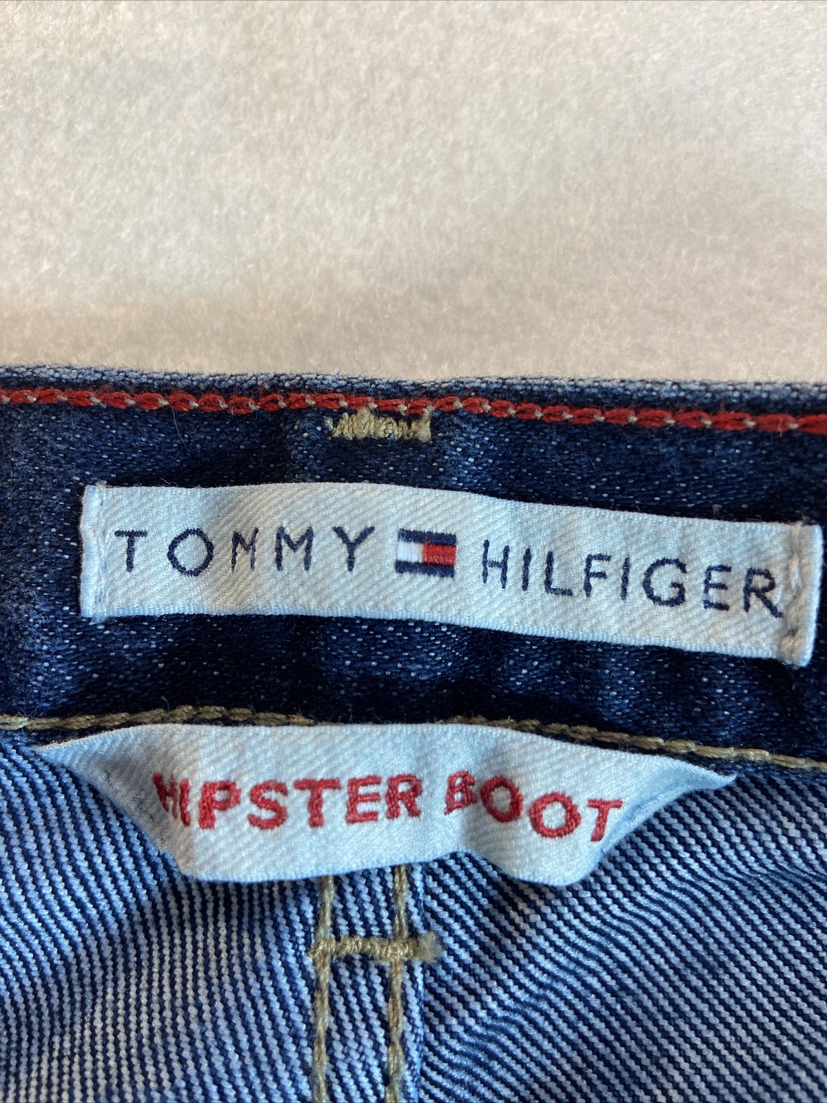 Tommy Hilfiger Hipster Boot Jeans, Cotton Spandex Denim Women’s Size 8 ...