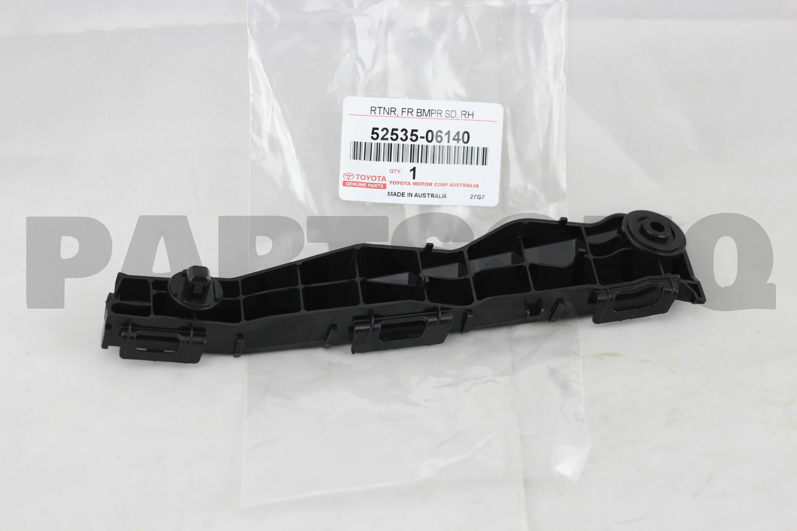 5253506140 Genuine Toyota RETAINER, FRONT BUMPER SIDE, RH 52535-06140 ...
