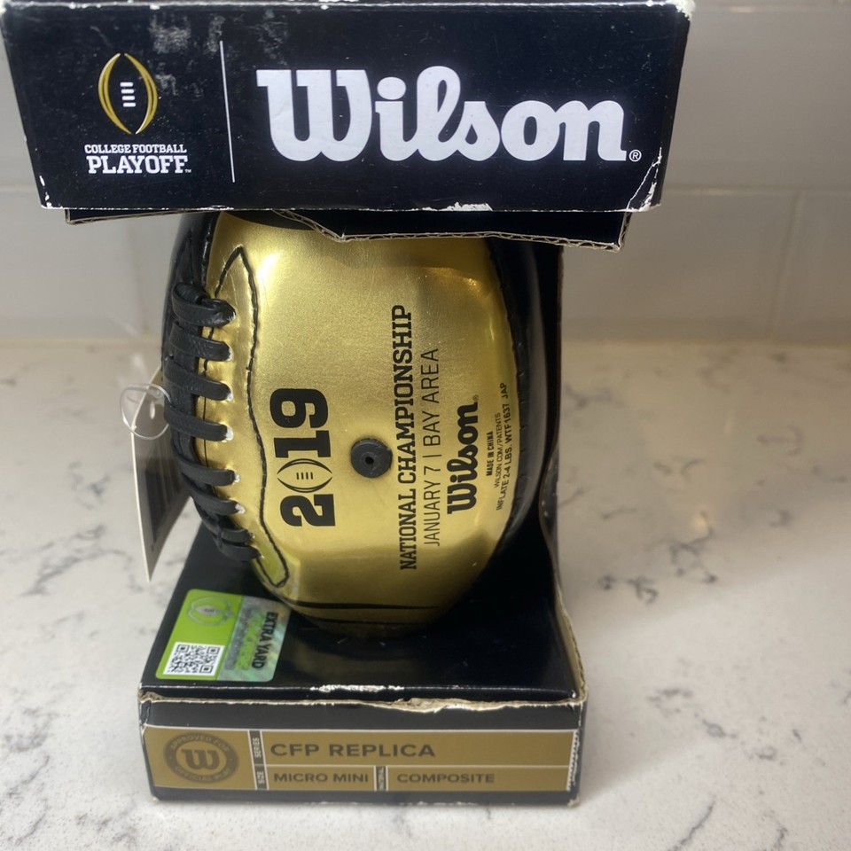 Wilson 2019 National Championship replica Micro Mini Football | eBay