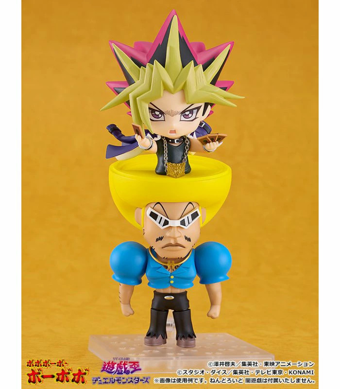 Bandai Nendoroid Bobobo-Bo Bo-Bobo Figure with Logo Round Pedestal ...