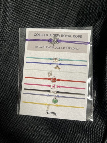 Effy Royal Caribbean Rope Bracelet Ship Wheel Charm | eBay