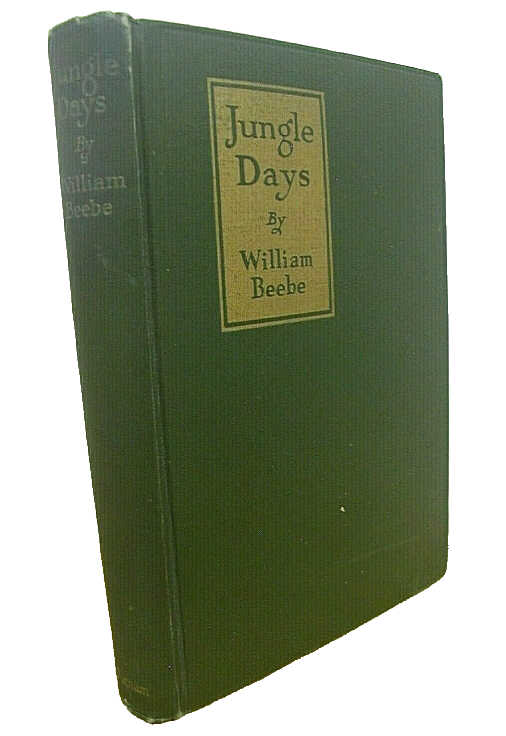 Jungle Days by William Beebe 1925 Hardcover First Edition | eBay
