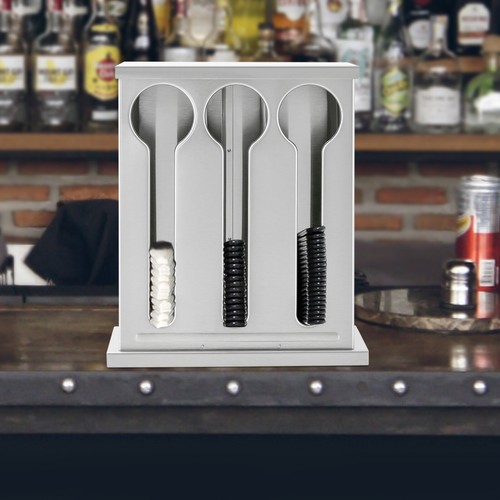 Stainless Steel Utensil Dispenser Spoon Fork Utensil Holder For 45-60 ...