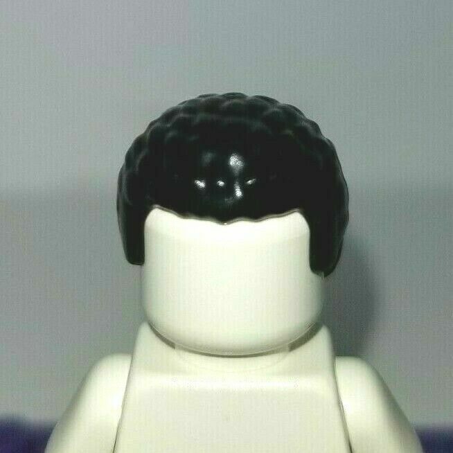 LEGO Afro Hair Minifigure HAIR Black Coiled Short Curly Boy Girl Wig | eBay