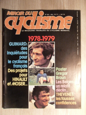 MIROIR DU CYCLISME 261 en 1978 + poster Gregor BRAUN GUIMARD THEVENET HINAULT | eBay