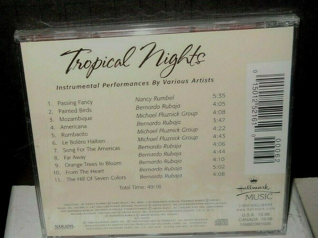 Hallmark Music Tropical Nights Various Artists CD for sale online | eBay