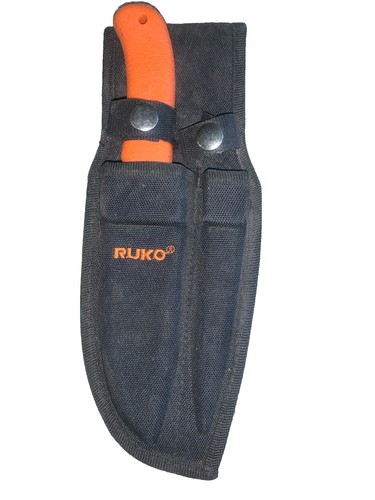 Ruko Knife Orange Handle and Carrying Pouch RUK 0059 420A | eBay
