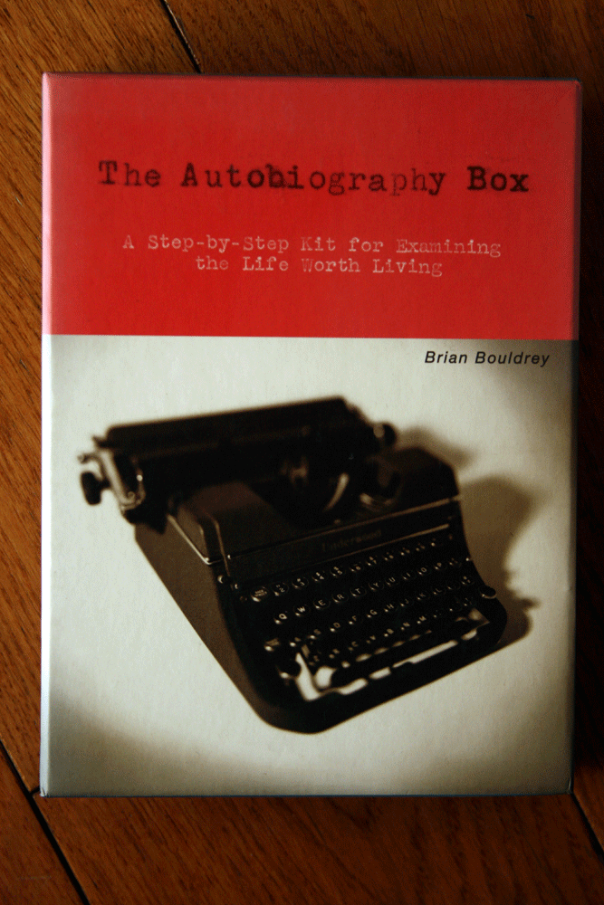The Autobiography Box by Brian Bouldrey - Step-By-Step Kit Book + Cards ...