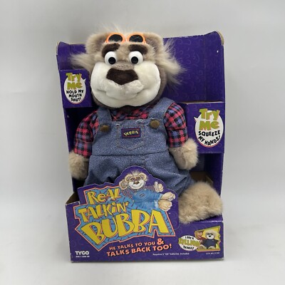 Vintage Real Talkin' Bubba Smart Aleck Wisecraking Talking Plush Bear ...