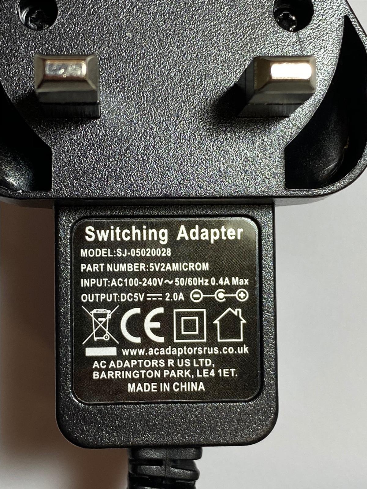 Replacement 5V AC-DC Adaptor Power Supply for John Lewis 82300133 SW1E ...