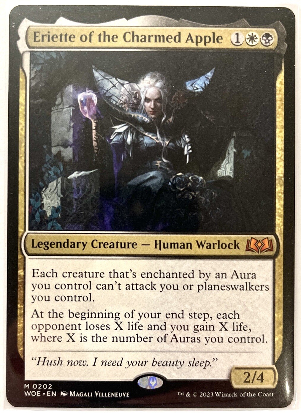 MTG Eriette of the Charmed Apple (202/475) Wilds of Eldraine Mythic NM ...